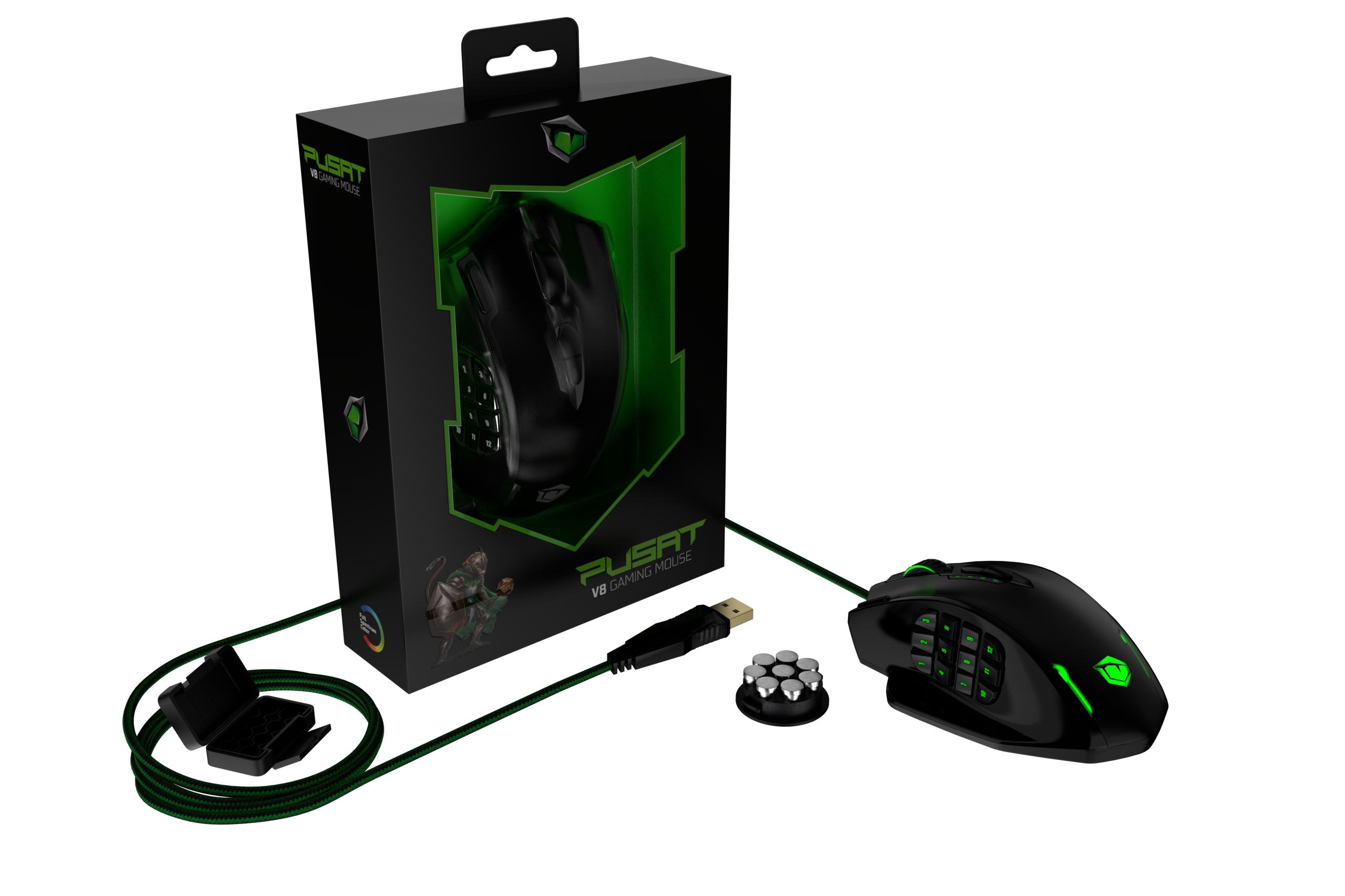 Pusat V8 MMO Oyuncu Mouse | Monster Notebook